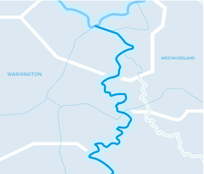 Monongahela River Map